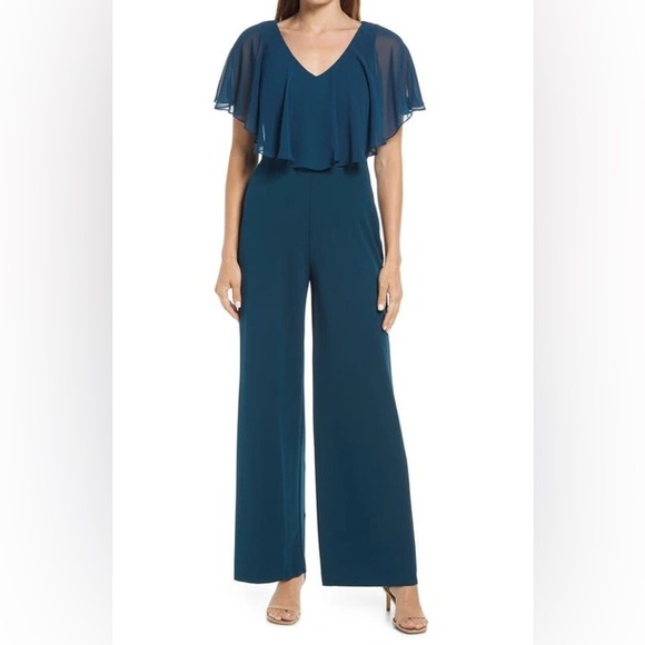 connected apparel | Pants & Jumpsuits | Nwt Connected Apparel Chiffon ...